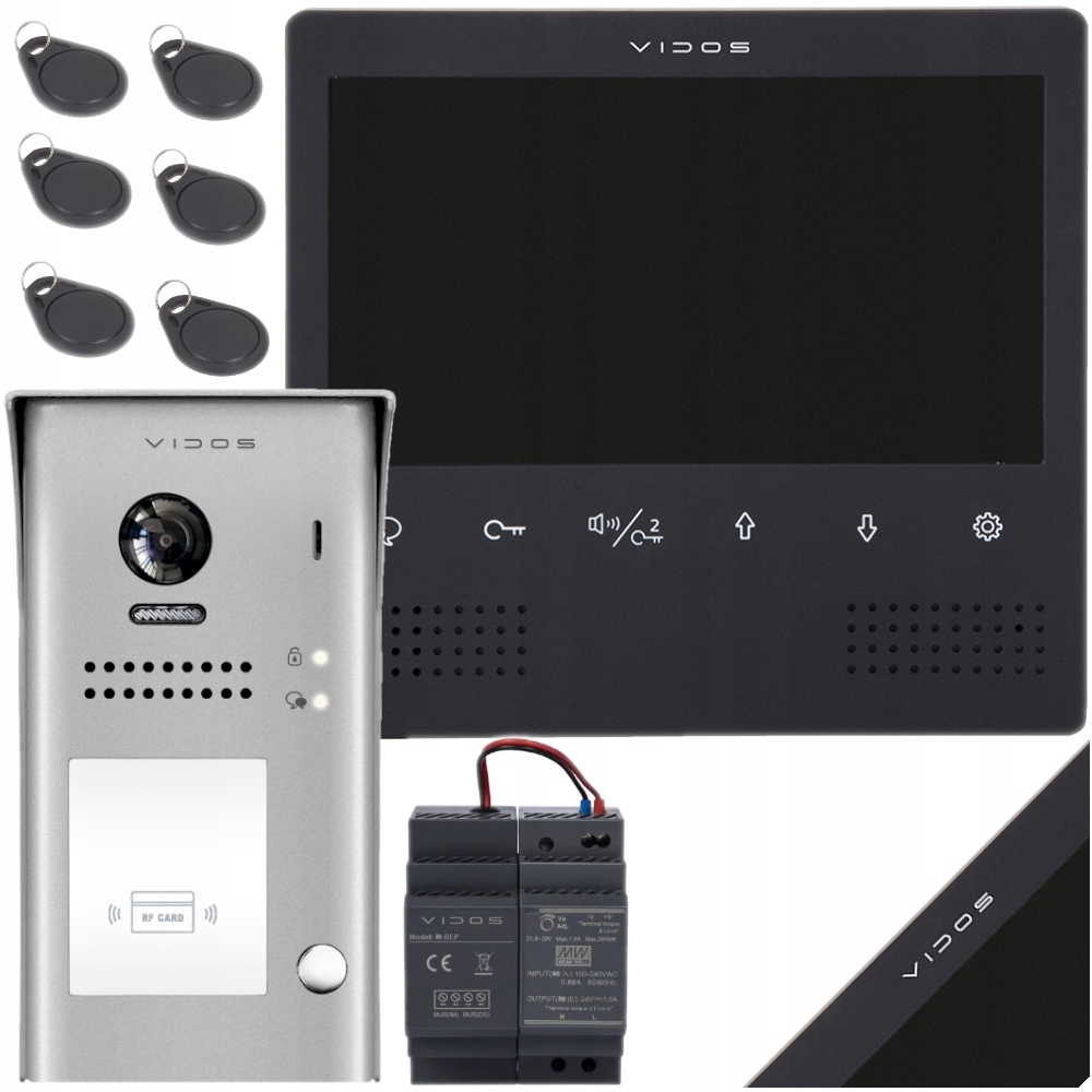 WIDEODOMOFON 2 ŻYŁOWY DO DOMU JEDNORODZINNEGO - 13399687098 - oficjalne archiwum Allegro