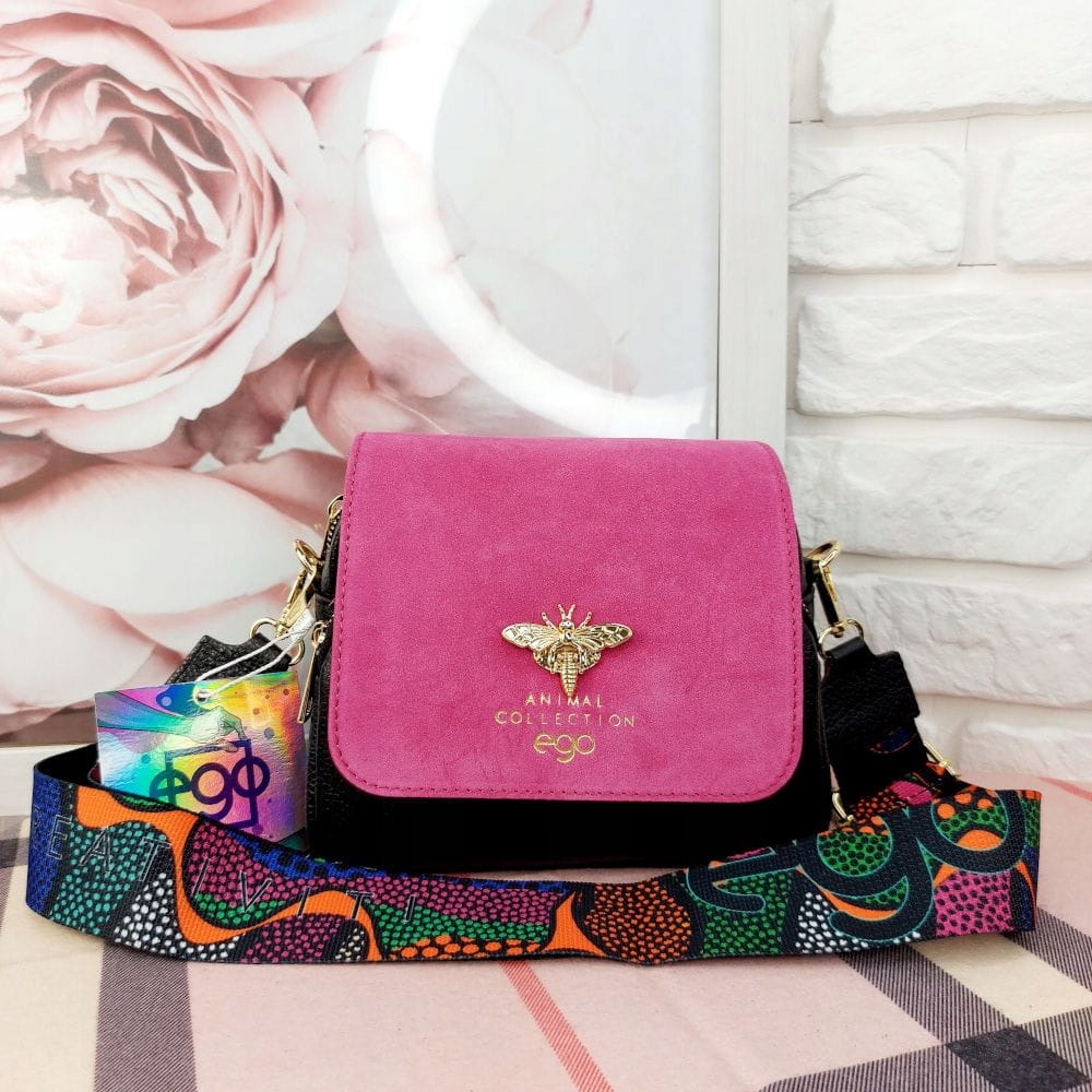 Torebka Ego fuksja skórzana listonoszka - 12653406097 - oficjalne ...