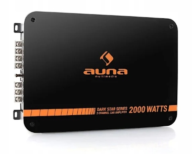 Wzmacniacz samochodowy 2-kanałowy Auna Dark Star - 12566661841 - oficjalne archiwum Allegro