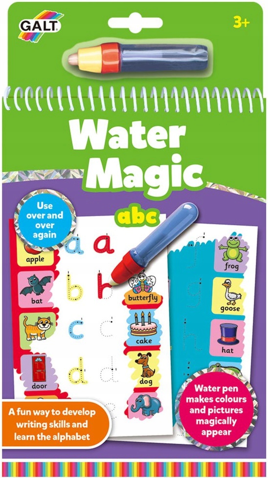 ABC litery wodna kolorowanka do nauki literek GALT - 10143444957 ...