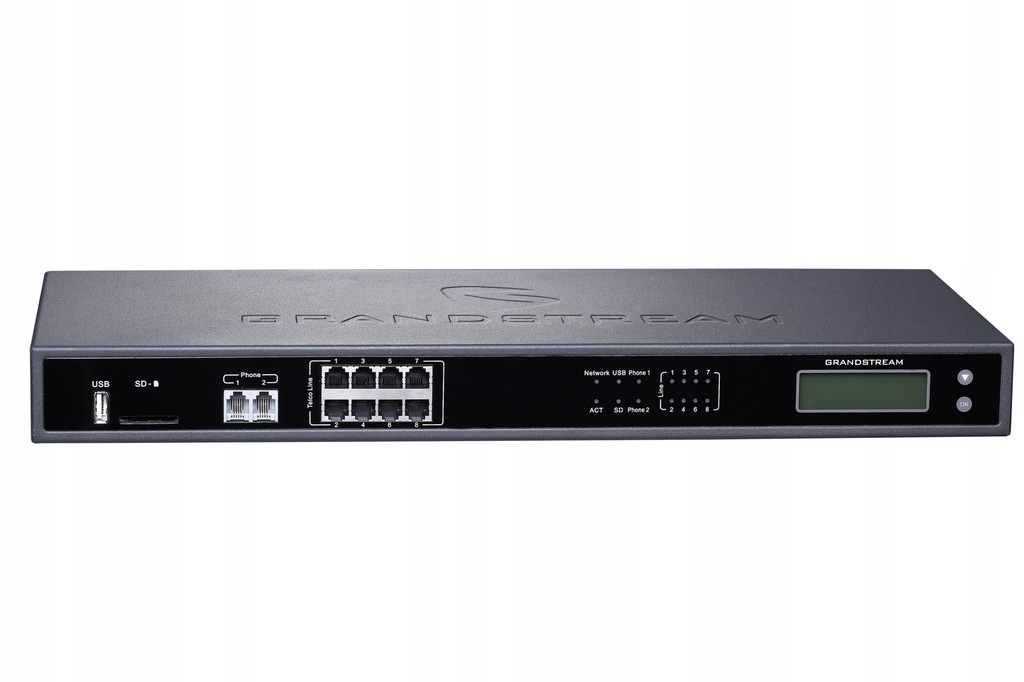 Centrala IP PBX VoIP SIP Grandstream UCM6208 RACK - 10820508381 ...
