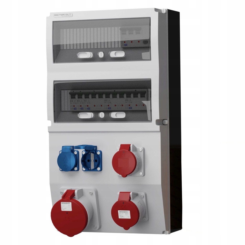 Rozdzielnica budowlana eXT-S/FI 63A 32A 16A 2x230V - 12801085008 - oficjalne archiwum Allegro