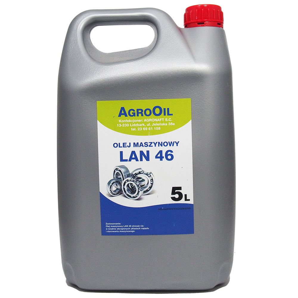 LAN 46 5L OLEJ MASZYNOWY AN-46 - 5287841607 - oficjalne archiwum Allegro