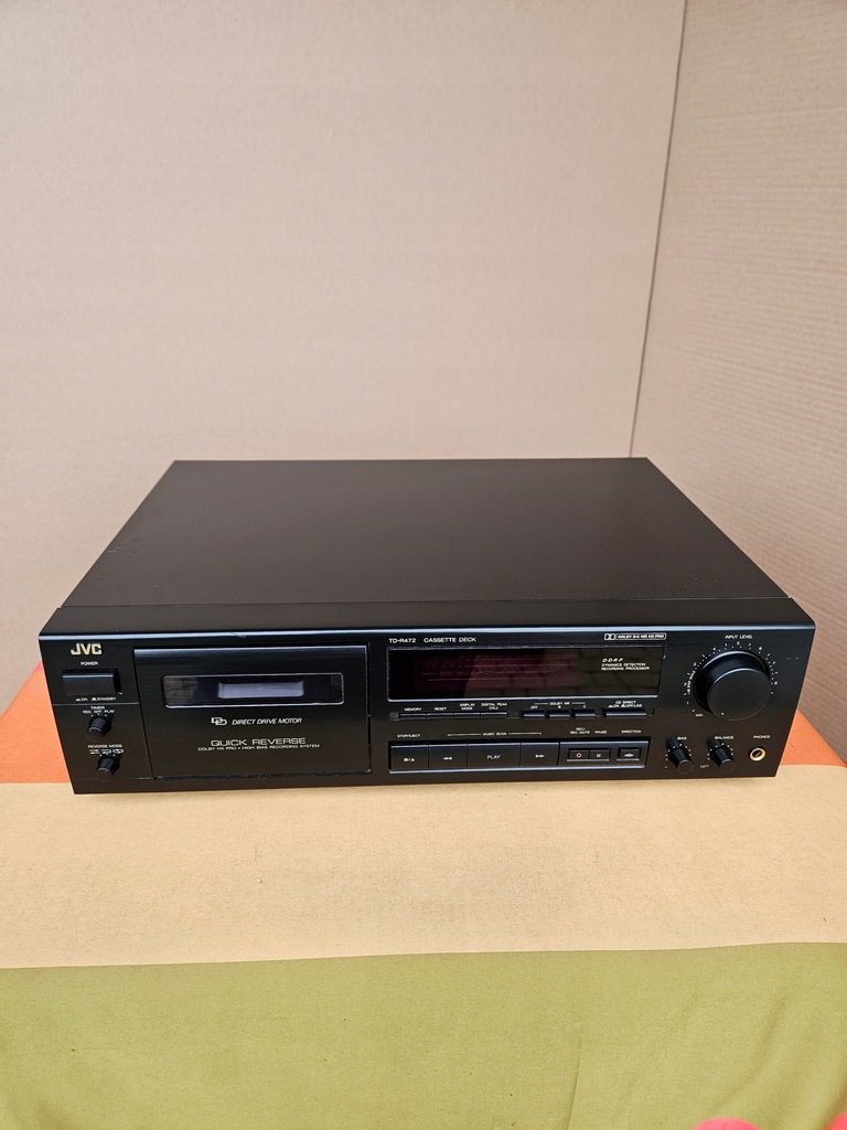 JVC TD-R472 direct drive motor, dolby B C HX-PRO - 16600161088 - oficjalne archiwum Allegro