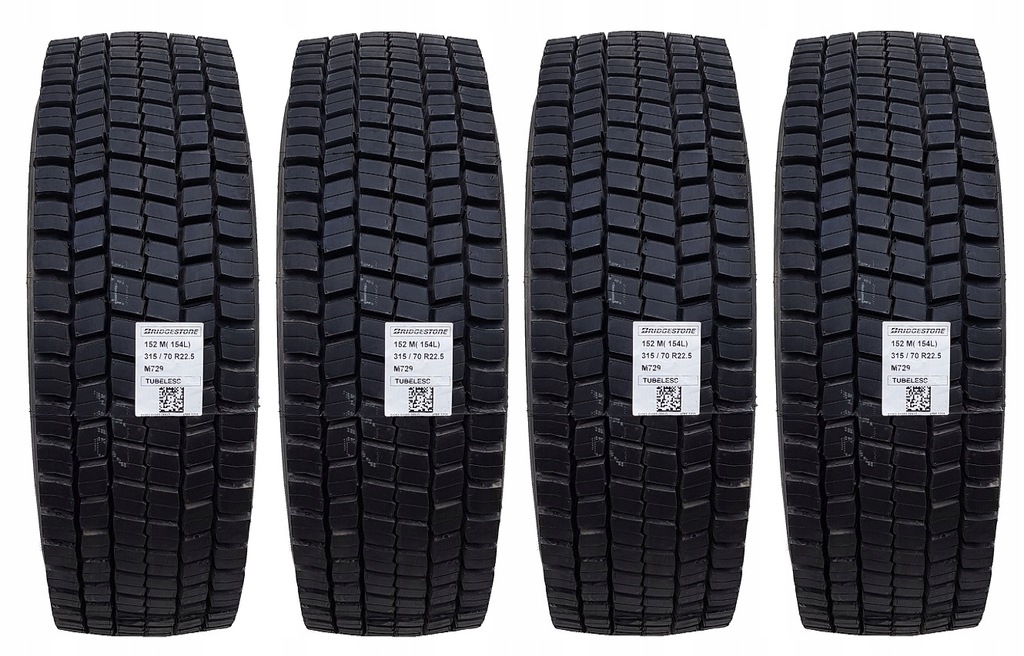 4x 315/70 R22,5 NOWE opony BRIDGESTONE M729 2019 - 8317479218 - oficjalne archiwum Allegro
