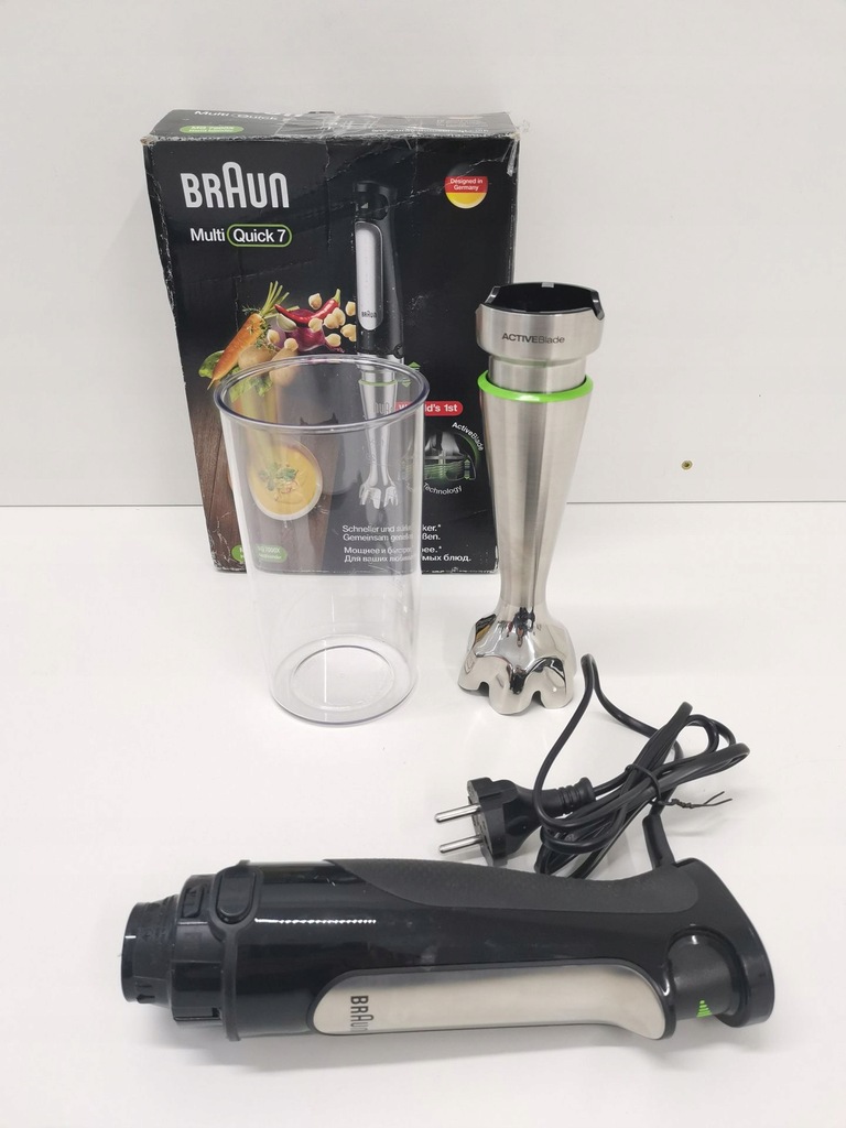 Blender ręczny Braun 7000X 1000 W czarny - 13960625557 - oficjalne archiwum Allegro