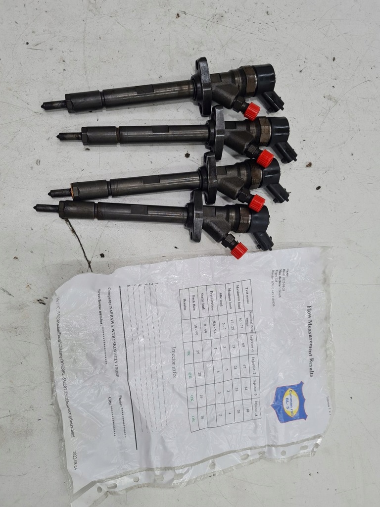 Wtryskiwacz 0445110036 Peugeot Citroen 2.2 HDI - 12669614966 ...