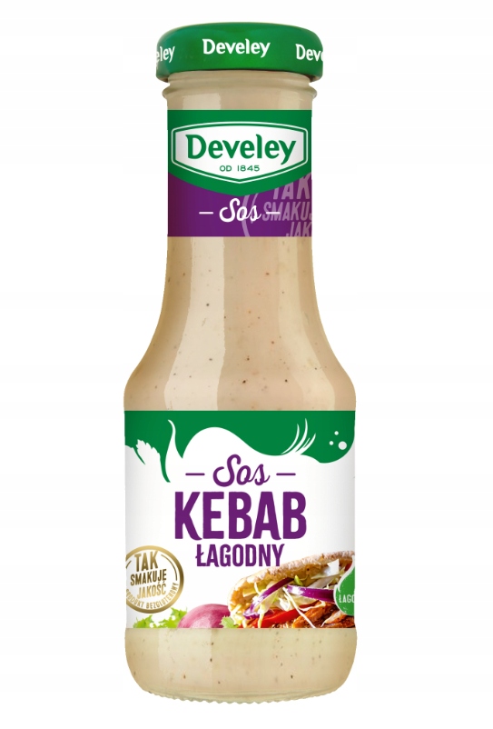 Sos Kebab Łagodny Do Kebaba Czosnek Develey 200ml - 12696859010 ...