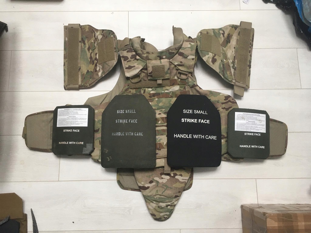 Kamizelka kuloodporna US Army + płyty SAPI ESAPI - 12065172363 ...