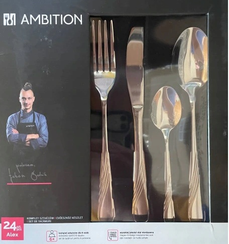 AMBITION ALEX ZESTAW SZTUĆCE 24szt. - 12623628599 - oficjalne archiwum ...