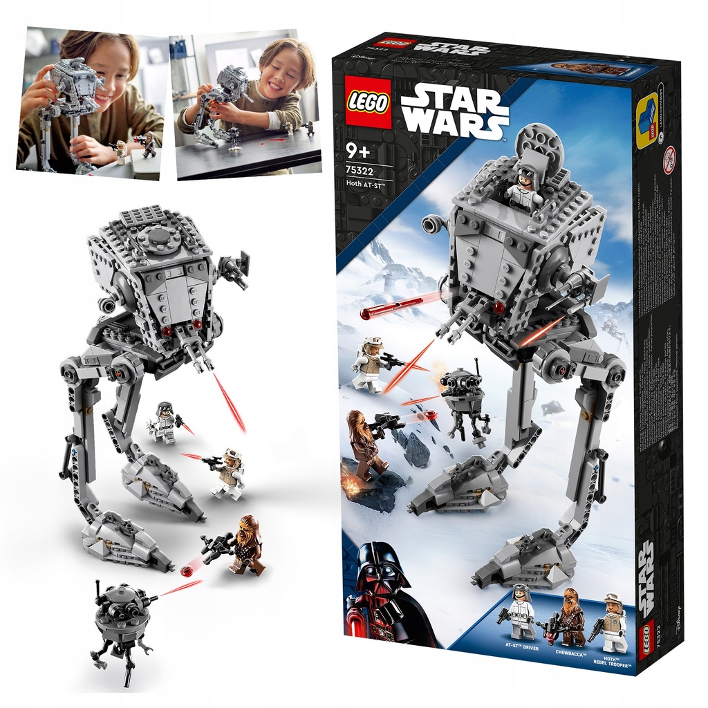 LEGO 75322 Star Wars MASZYNA prezent AT-ST KLOCKI - 11669728909 ...