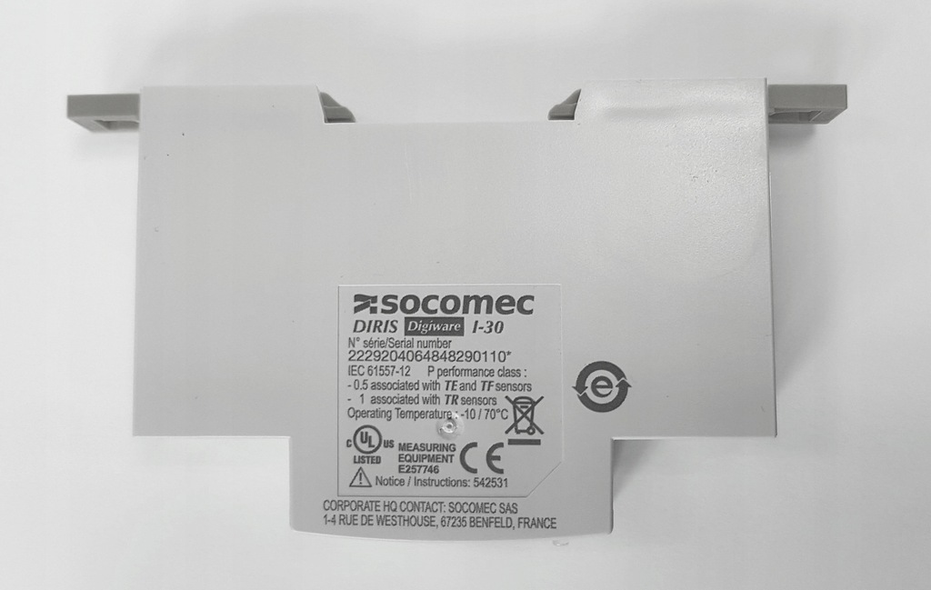 SOCOMEC, Diris Digiware I-30, Moduł pomiaru prądu - 12571499327 ...