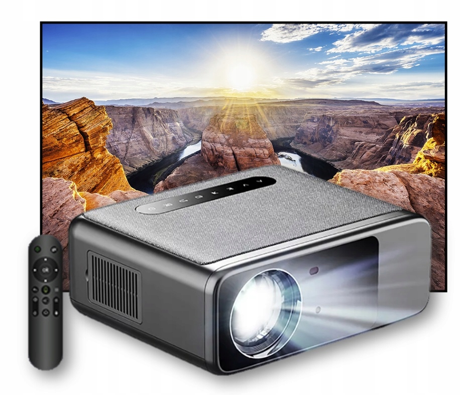 Projektor Rzutnik Full HD 4K LED 15000lm WiFi Android MEMC VIZIO TECH ...