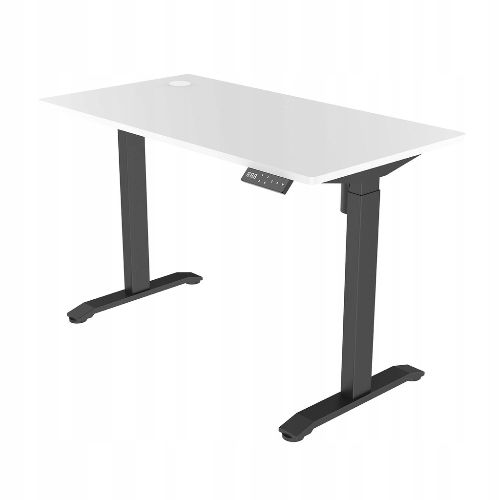 Elektryczne biurko podnoszone z regulacją i blatem - 10863218897 ...