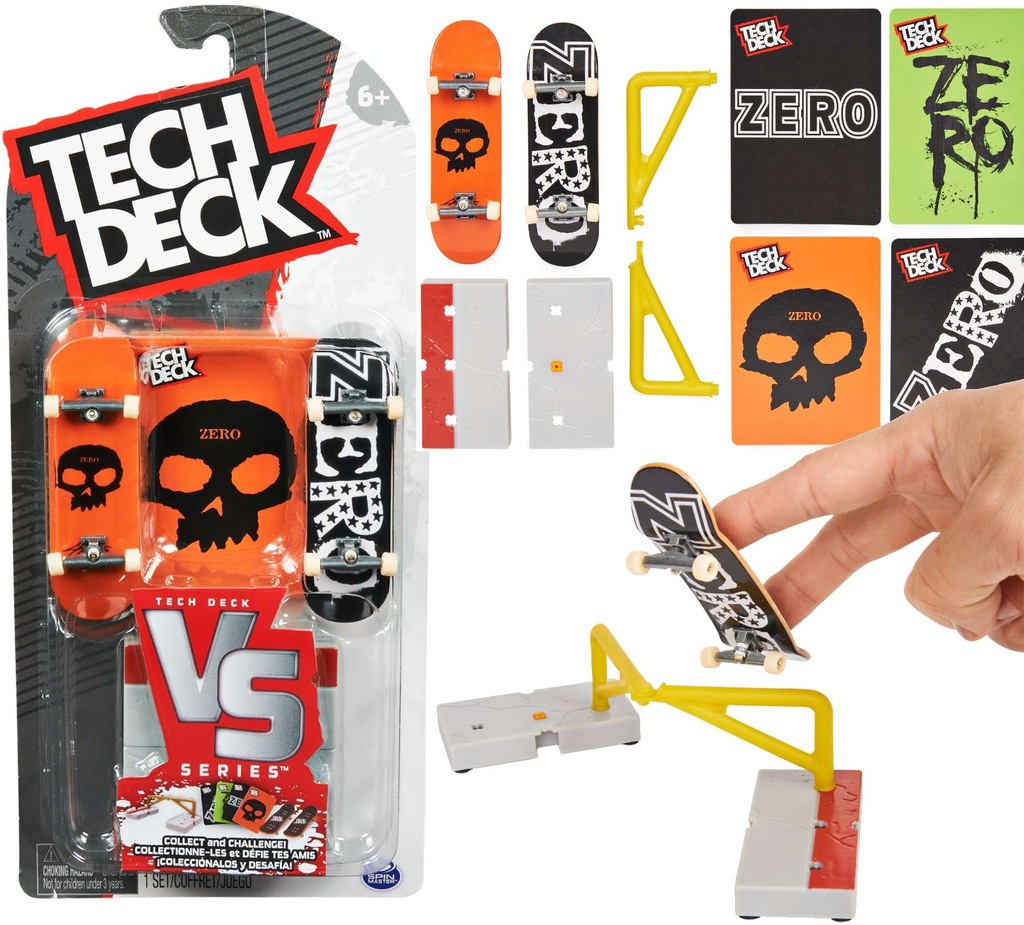TECH DECK VS SERIES ZERO 2 DESKOROLKI I BARIERKA - 11779297688 ...