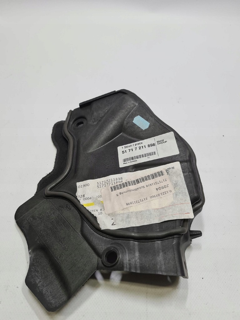 wygłuszenie izolacja ściany czołowej BMW F01 F02 - 11721488689 ...