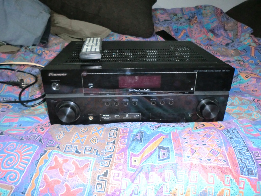 Amplituner Pioneer VSX-519V-K 5.1 czarny - 12919063579 - oficjalne archiwum Allegro