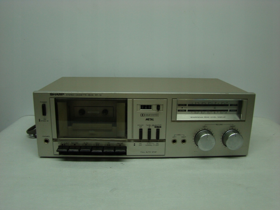 SHARP RT-10 MAGNETOFON KASETOWY - 10140930138 - oficjalne archiwum Allegro