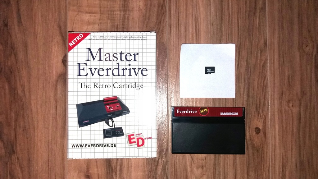 SEGA MASTER NAGRYWARKA / EVERDRIVE + KARTA SD - 13395828580 - oficjalne ...