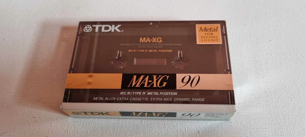 Kaseta magnetofonowa TDK MA-XG 90 METAL!!! - 15142430929 - oficjalne archiwum Allegro