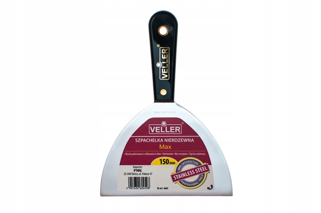 Veller Szpachelka do gipsu gładzi nierdzewna 150mm - 12427702721 ...