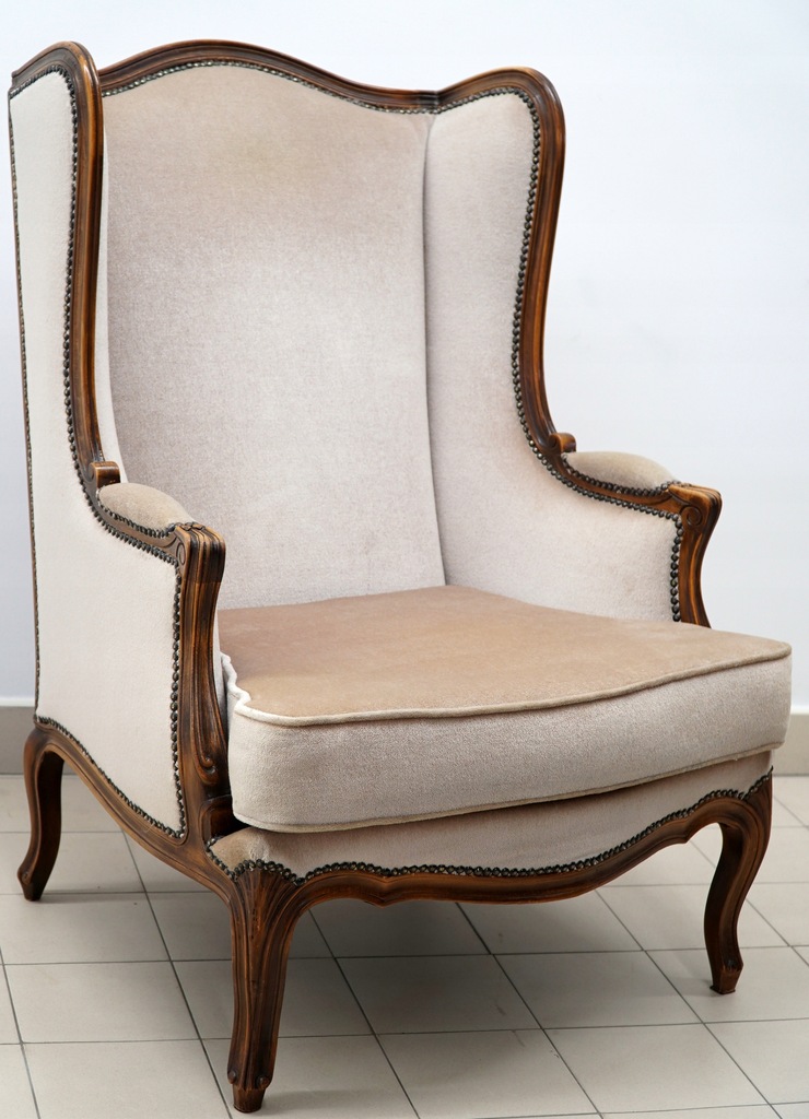 FOTEL LUDWIKOWSKI ORZECHOWY "USZAK" - 12861350781 - oficjalne archiwum ...