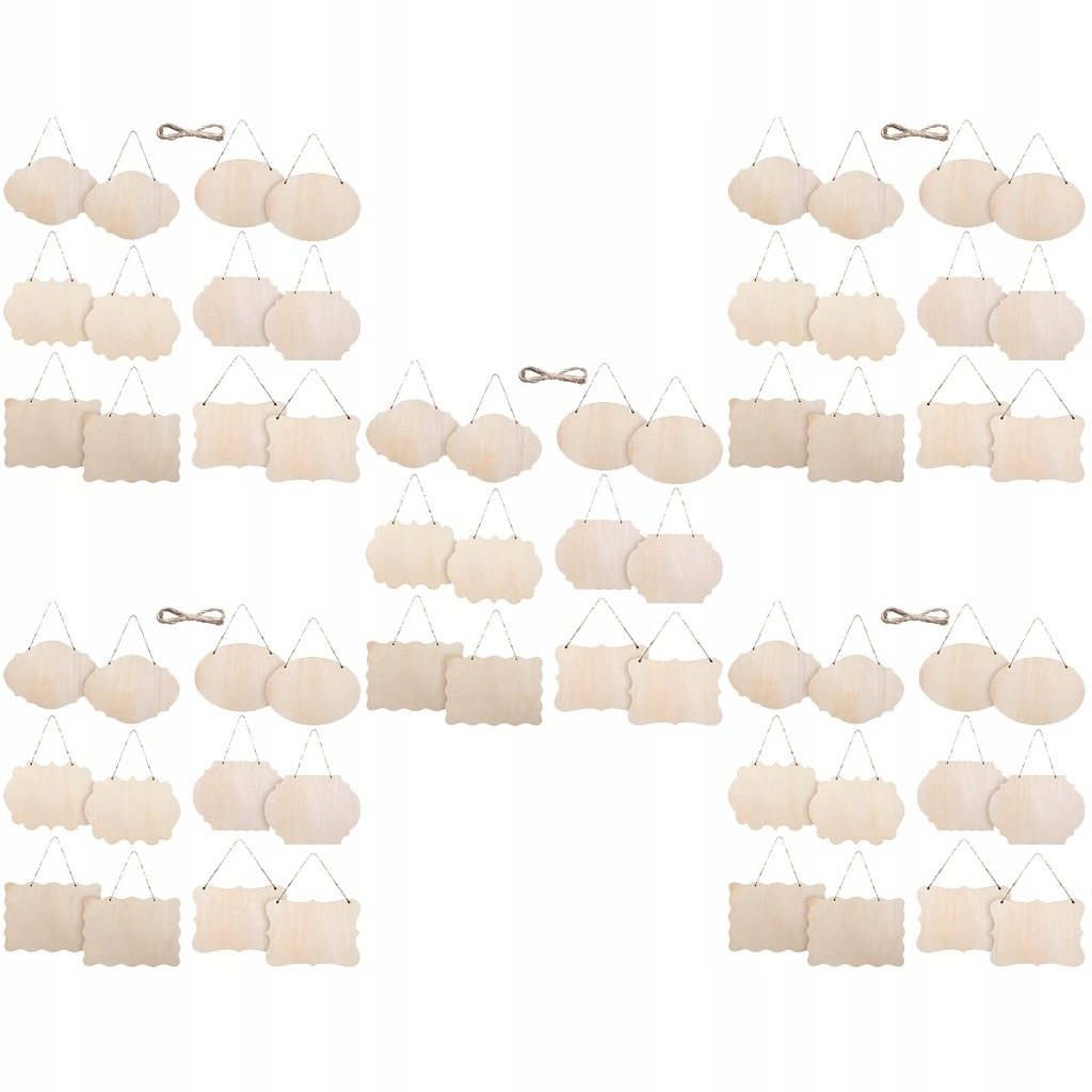 Wood Chip Listing Wooden Crafts Door Signs 60 Pcs - 14225626378 ...