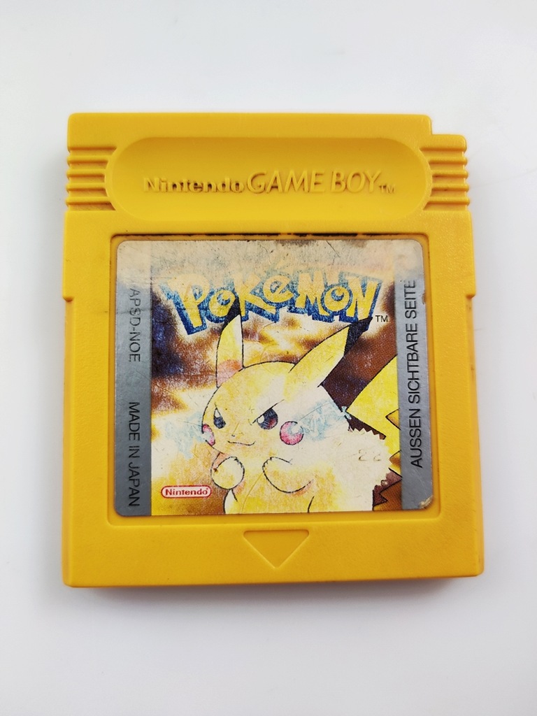 GRA NINTENDO GAMEBOY POKEMON YELLOW GELBE - 13917995286 - oficjalne ...