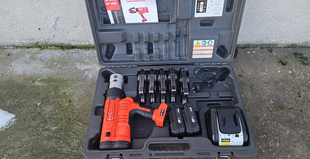 RIDGID RP 340-B zaciskarka do rur + zaciski - 14805438482 - oficjalne ...