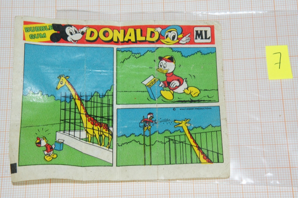 (7) Historyjka z gumy Donald PRL - 11563454814 - oficjalne archiwum Allegro
