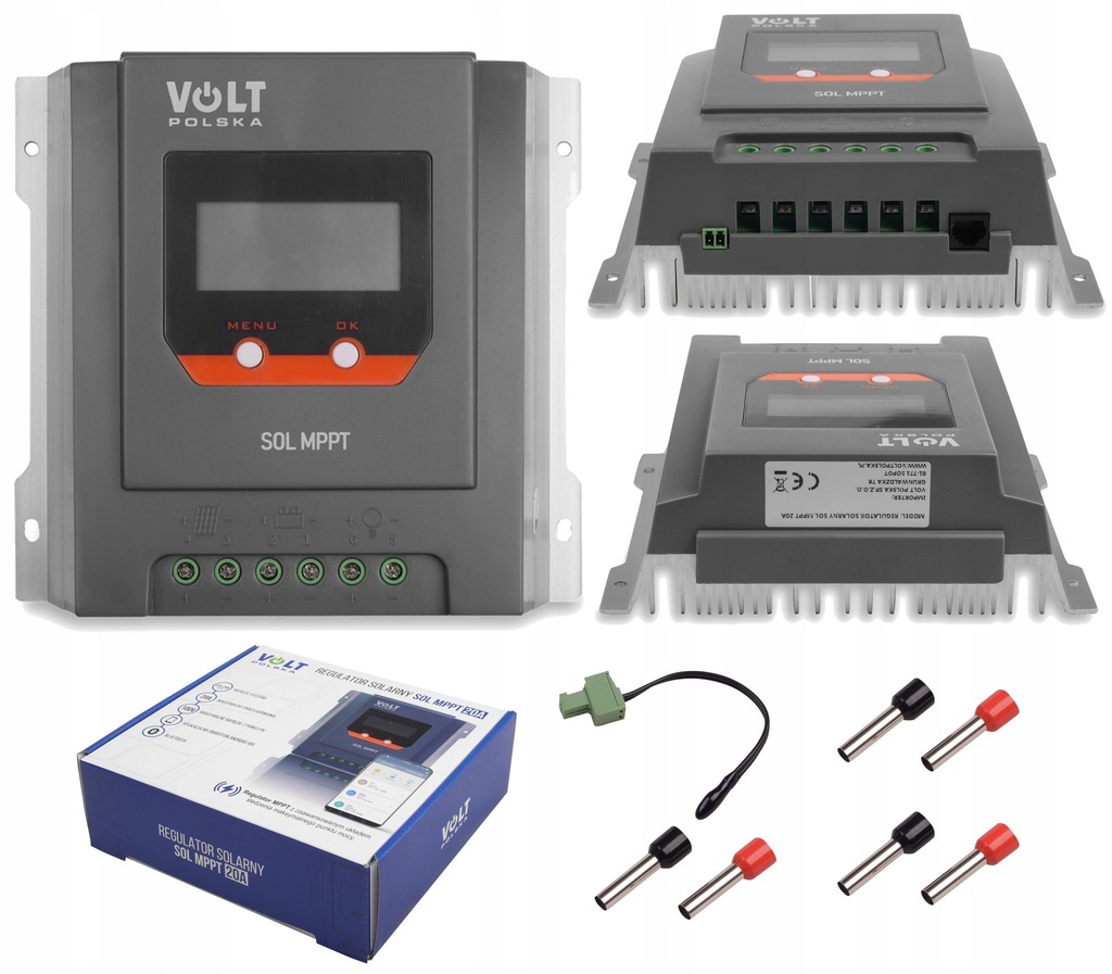 REGULATOR ŁADOWANIA SOLARNY 12V 20A MPPT BLUETOOTH - 11332667252 - oficjalne archiwum Allegro