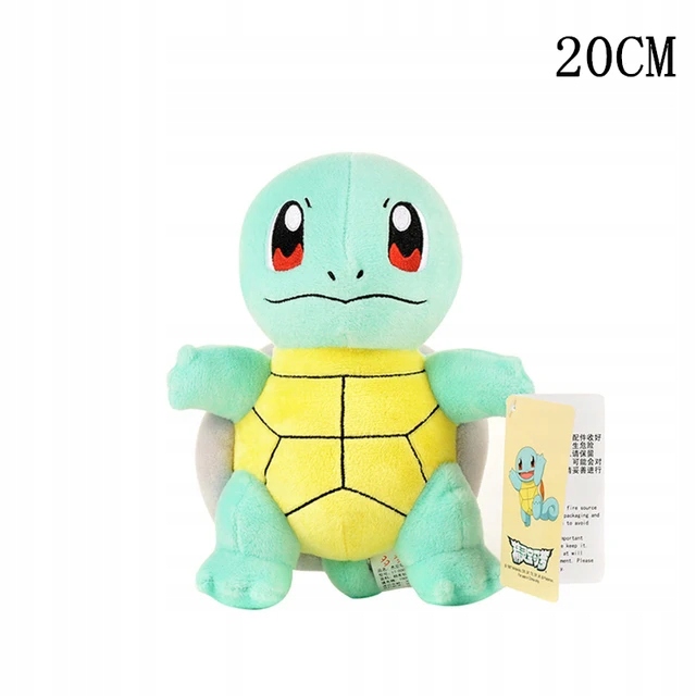 Pokemon Stuffed Plush Toys 20/25CM Kawaii Pikachu Jenny Turtle Anime ...