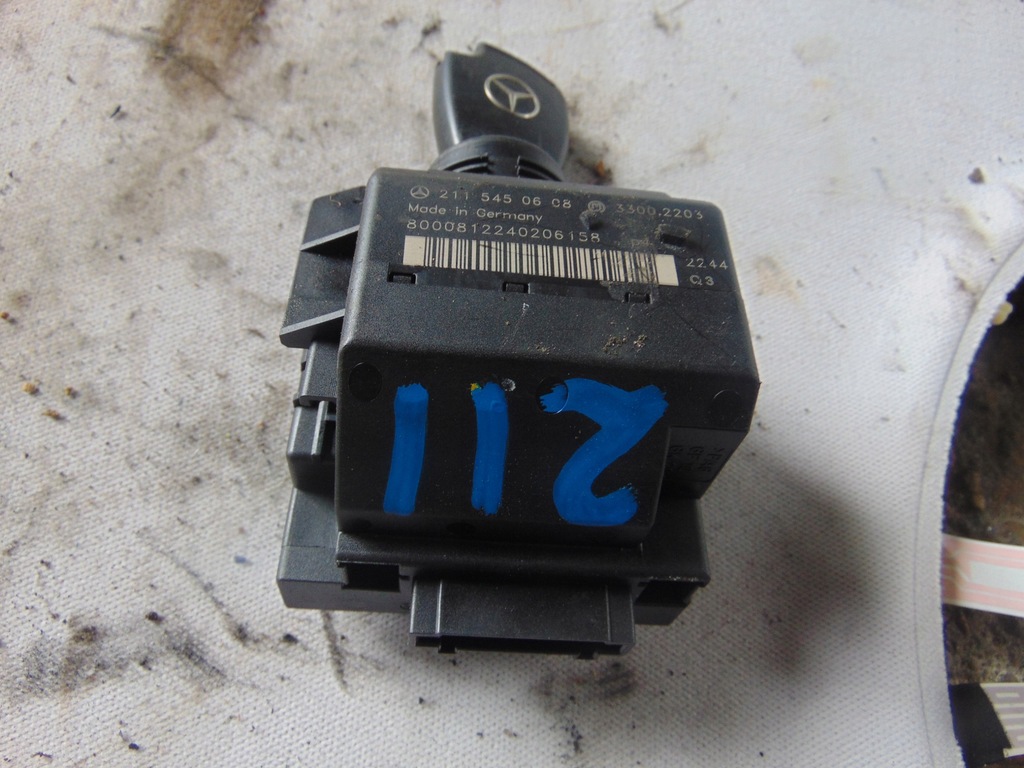 MERCEDES W211 E KLASA STACYJKA KLUCZYK 2115450608 - 7429468776 ...