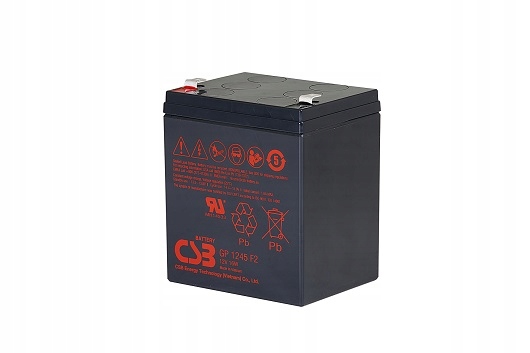 Akumulator CSB GP1245 12V 4,5Ah Faston F1 4,7mm - 12577204302 ...