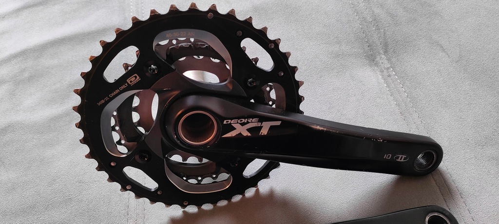 Korba SHIMANO Deore XT FC-M782 3x10rz 40/30/22 - 13728458896 - oficjalne archiwum Allegro