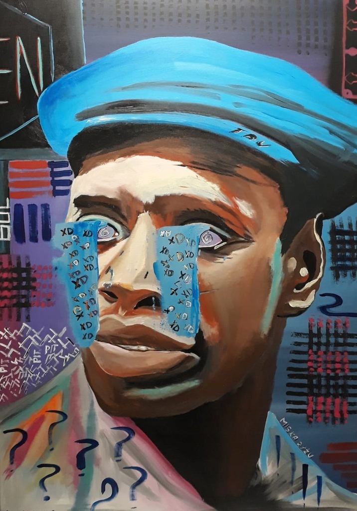 Obraz olejny 1940xD 70x100 Golly's Art DUŻY BCM - 12885633411 ...