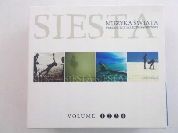 SIESTA 4 MUZYKA ŚWIATA - Marcin Kydryński - 4 CD - 11408023966 - oficjalne archiwum Allegro
