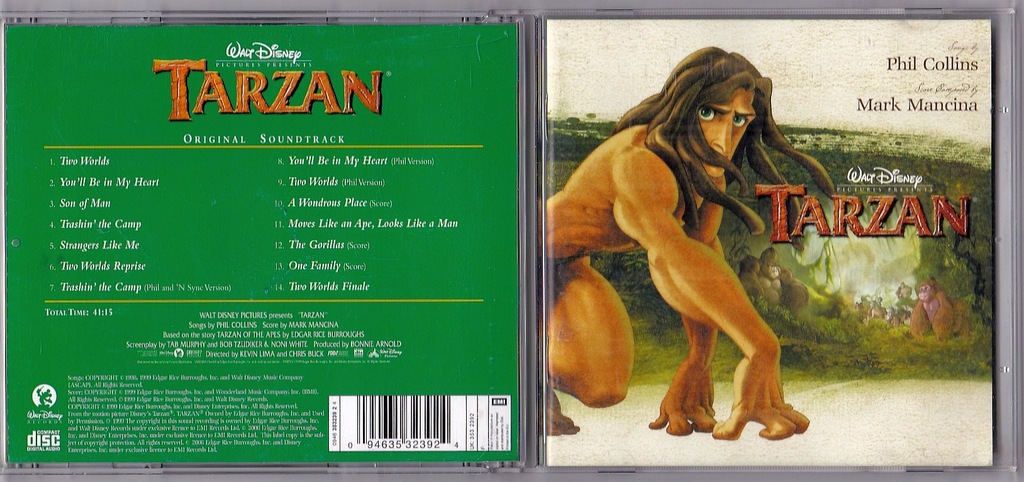 Mark Mancina / Phil Collins – Tarzan (Soundtrack) - 13831662328 ...