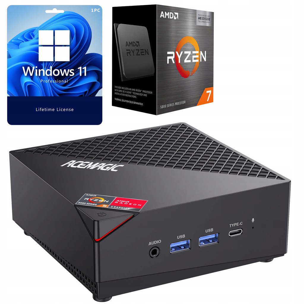 Minikomputer RYZEN 7 5700U|32GB|1000GB NVME|Windows 11Pro - 15075025193 ...