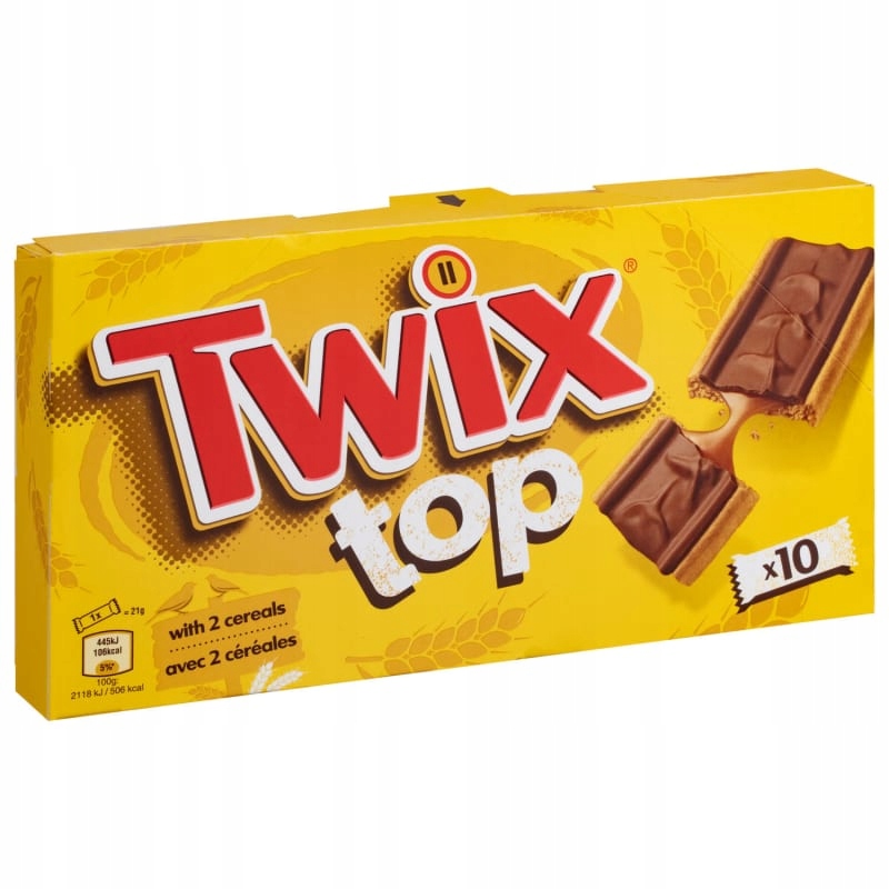 TWIX TOP CIASTECZKA 10 X 21G. - 12544501872 - oficjalne archiwum Allegro