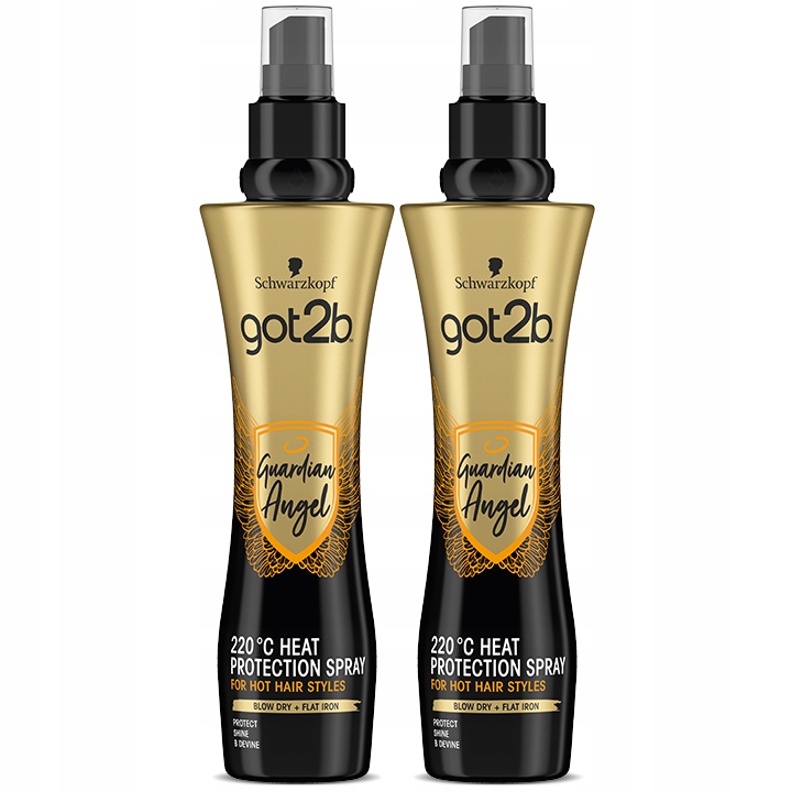 Schwarzkopf got2b Spray Termoochronny Angel 200 x2 - 12668840047 ...