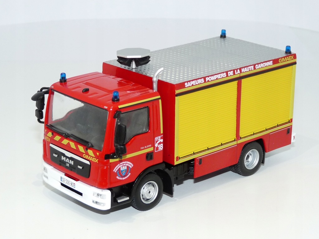 MAN TGL 8.220 Fire Truck 1:43 Atlas - 14418785413 - oficjalne archiwum ...