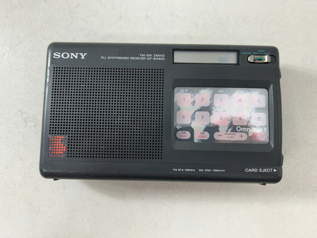 Radio globalne wielozakresowe Sony ICF-SW800 - 14837060177 - oficjalne ...