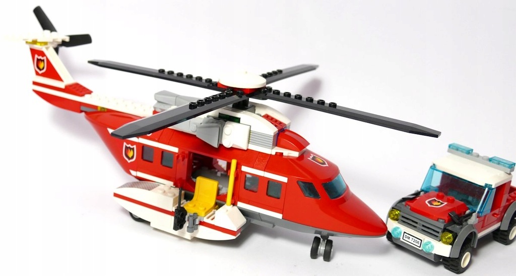 LEGO CITY 7206 HELIKOPTER STRAŻY POŻARNEJ - 12255938334 - oficjalne ...