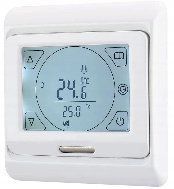 termostat pokojowy cyfrowy dotyk WG-E809 230V 16A - 13854657179 ...