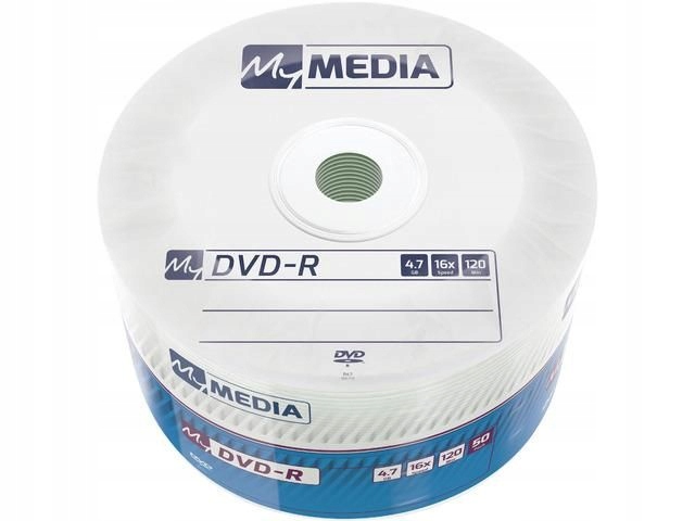 Płyty DVD-R My Media 16x 4.7GB Wrap 50 szt. - 11136486557 - oficjalne ...