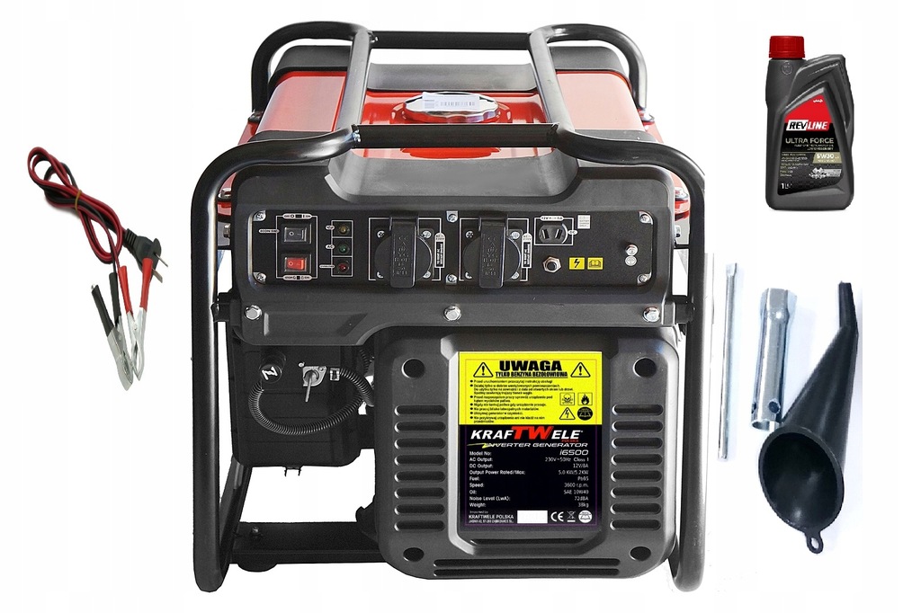 AGREGAT PRĄDOTWÓRCZY INWERTOROWY 4,5 KVA i4500 - 11479679465 - oficjalne archiwum Allegro