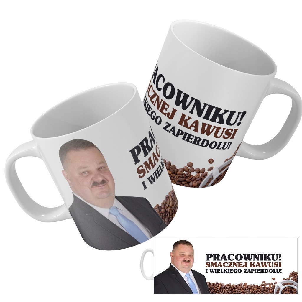 KUBEK Śmieszny Prezent dla Pracownika JANUSZEX 01 - 11580427884 ...