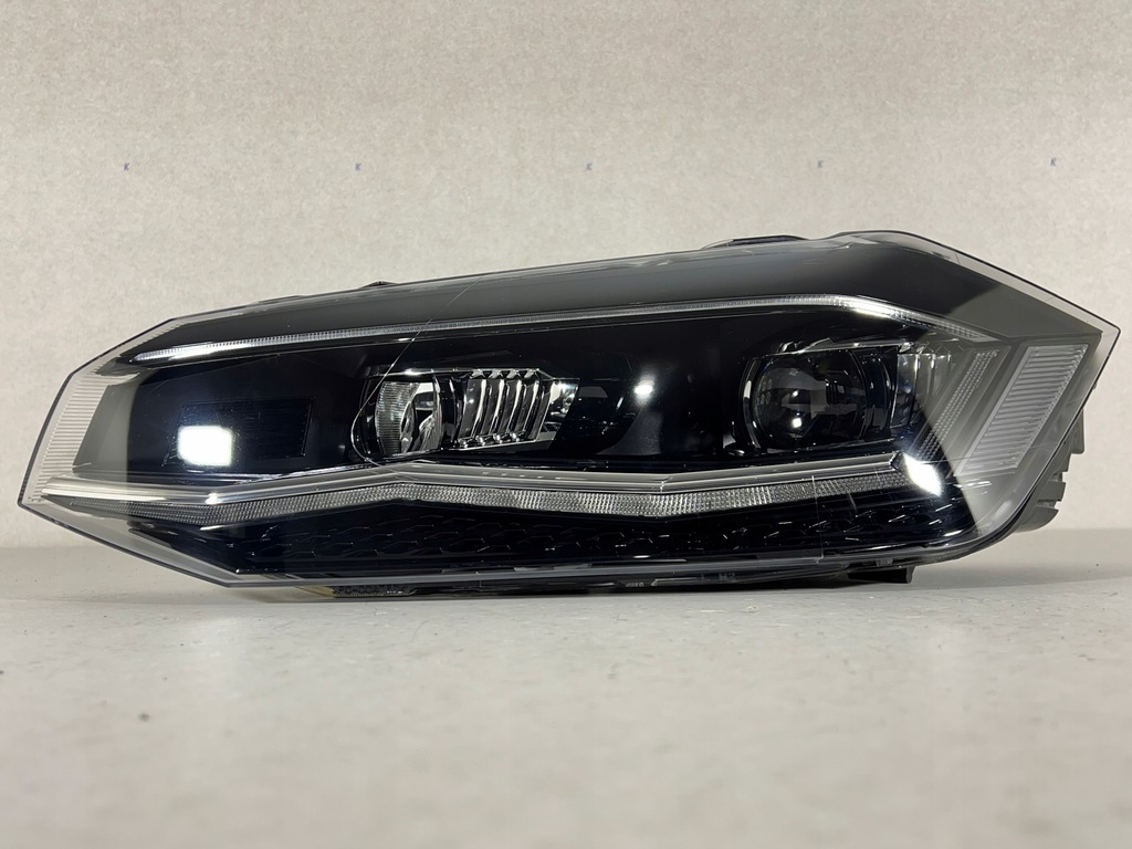 VW POLO VI 6 MK6 2G1 FULL LED LAMPA LEWA PRZÓD REFLEKTOR EU - ŁADNA ...