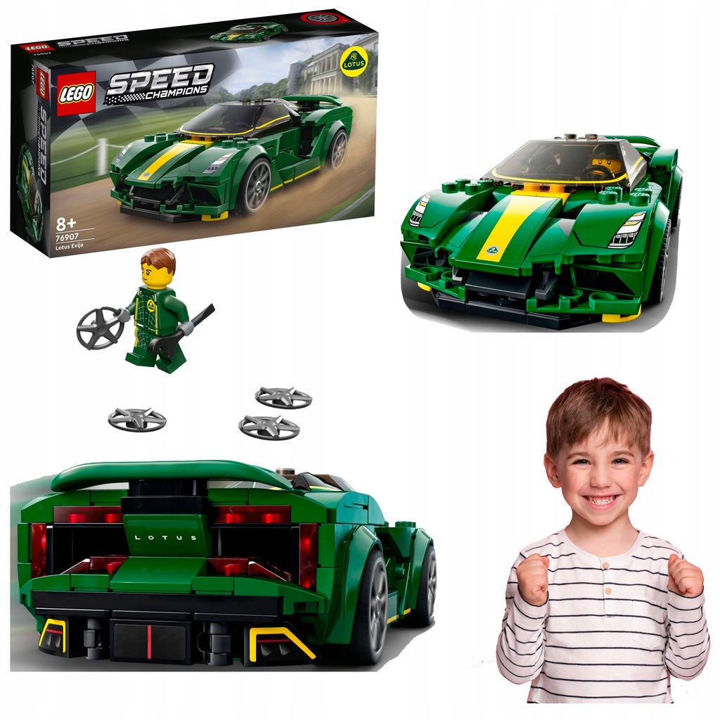 LEGO LOTUS EVIJA WYŚCIGÓWKA SAMOCHÓD SPORTOWY AUTO - 13478228887 ...